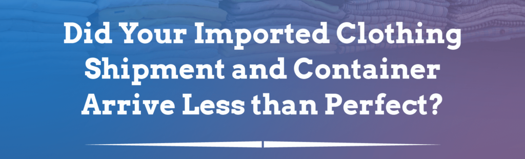 Apparel Repair, Inspection & Restoration Services | QCI Inc.